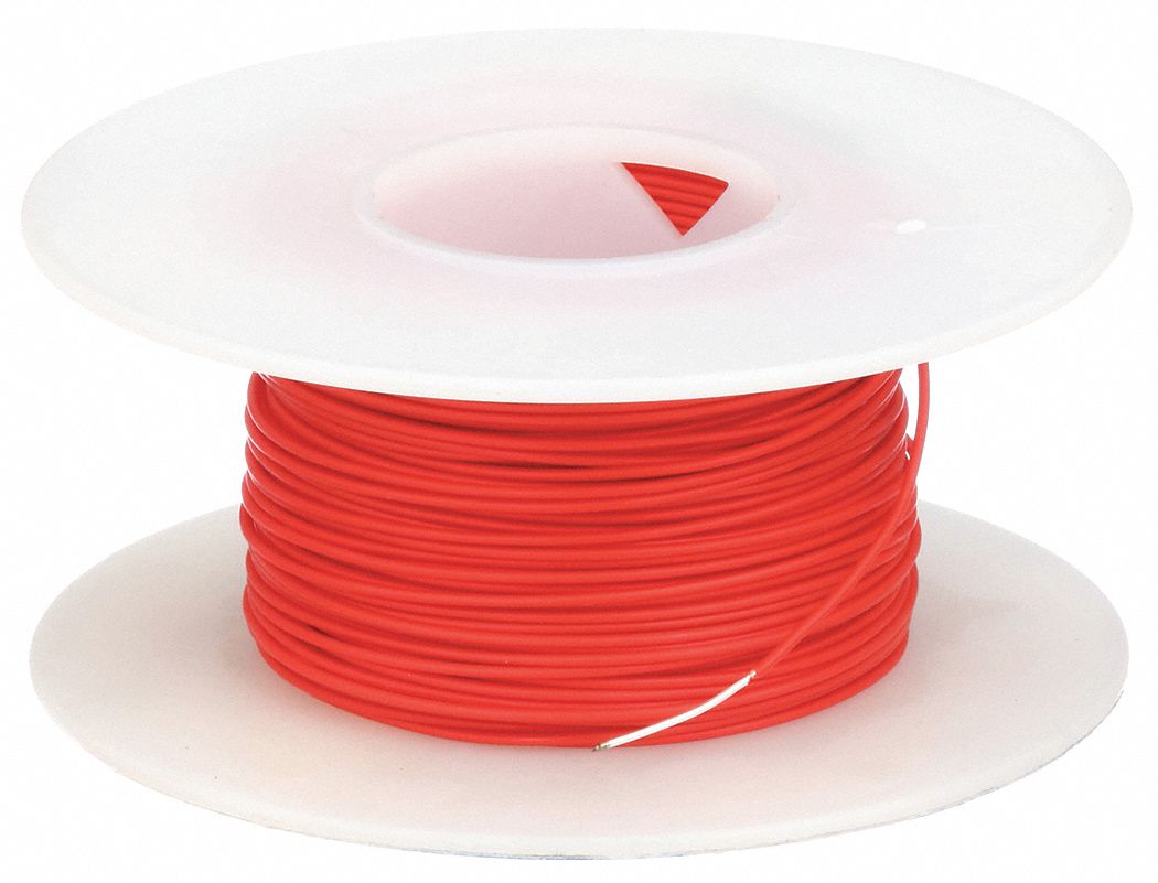OK INDUSTRIES, 100 ft Overall Lg, 30 AWG Conductor Size, Spooled ...