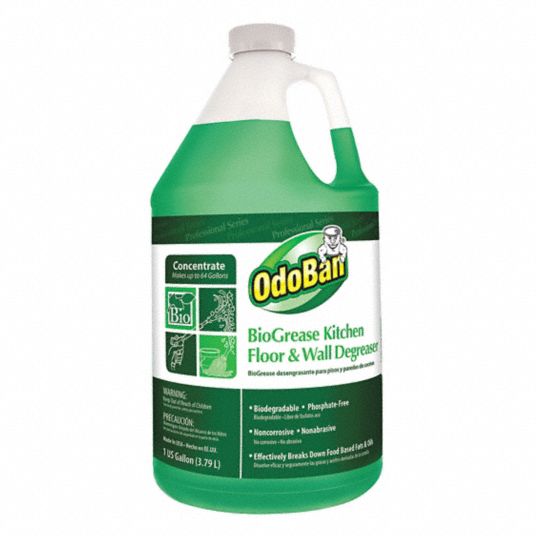 ODOBAN EARTH CHOICE, Water-Based, Jug, Kitchen Floor and Wall Degreaser ...