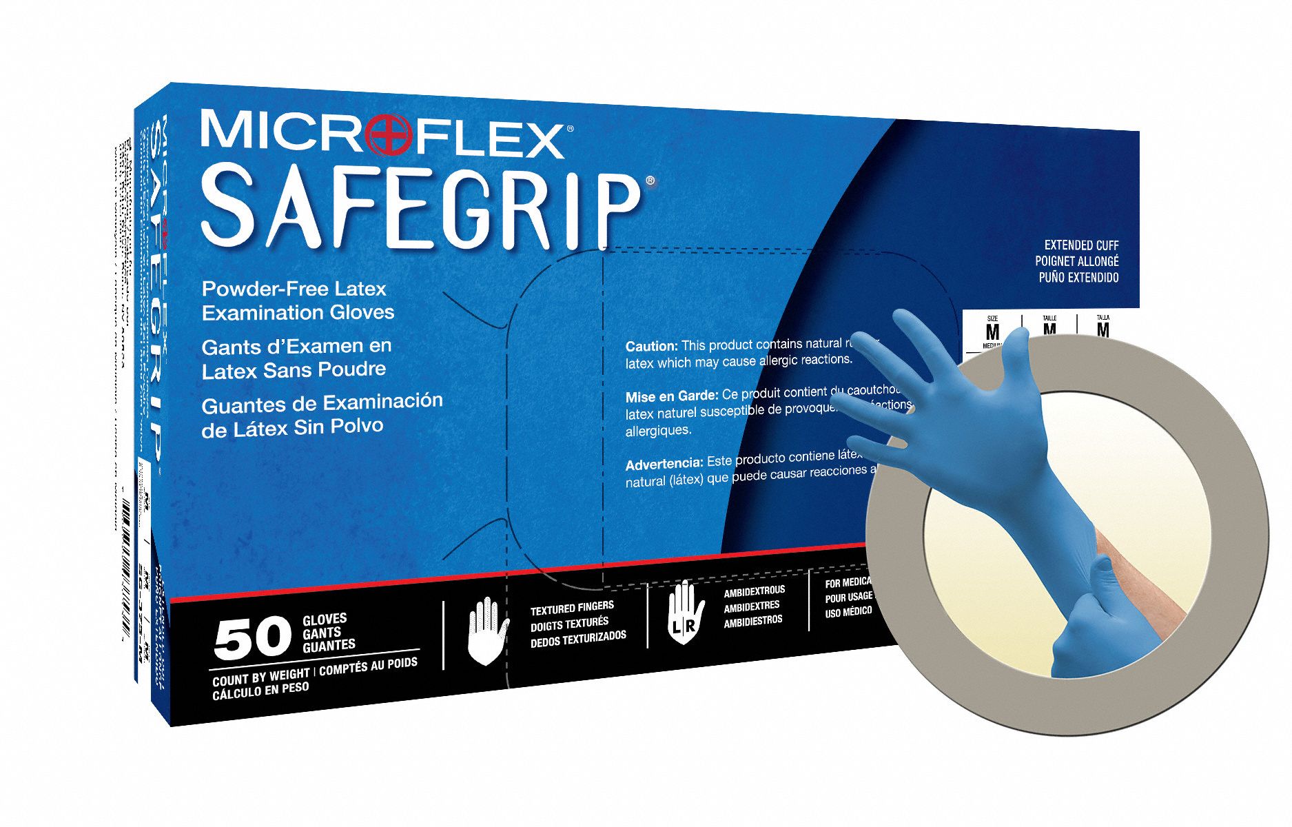 MICROFLEX Disposable Gloves: Gen Purpose/Medical-Grade, 11 mil, Powder ...