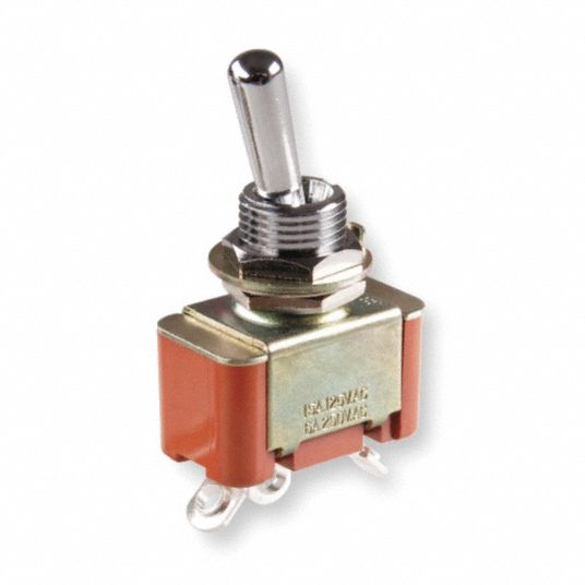 NKK, SPDT, Solder Lug Connection, Toggle Switch - 2TPG4|S308 - Grainger