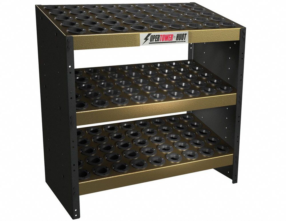 HUOT, For BT40/CAT40/NMTB40 Taper, 135 Compartments, CNC SuperTower ...