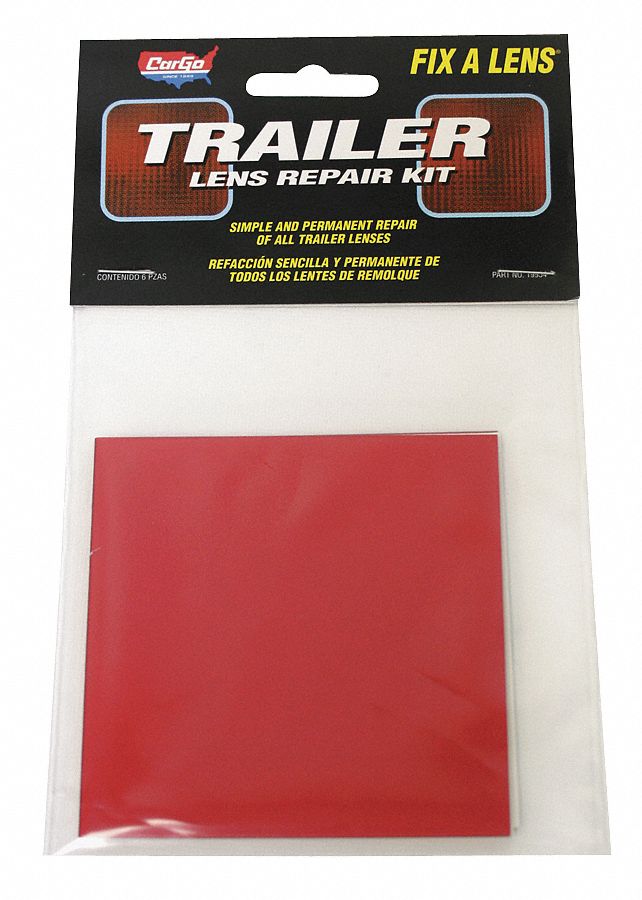 Trailer Lens Repair Kit,Sq,PK24 - Grainger