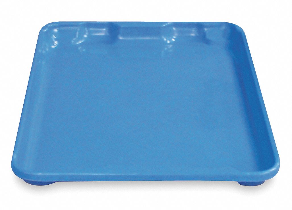 MOLDED FIBERGLASS LID, 24¼ IN X 14¾ IN, BLUE, FIBREGLASS REINFORCED ...