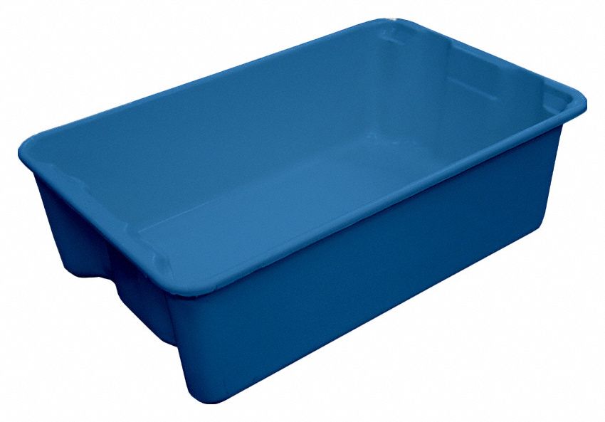 MOLDED FIBERGLASS, 5.6 gal, 19 3/4 in x 12 1/2 in x 6 in, Stacking and ...