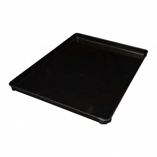 MOLDED FIBERGLASS Stacking Tray: 26 in x 20 in x 1 1/2 in, ESD ...