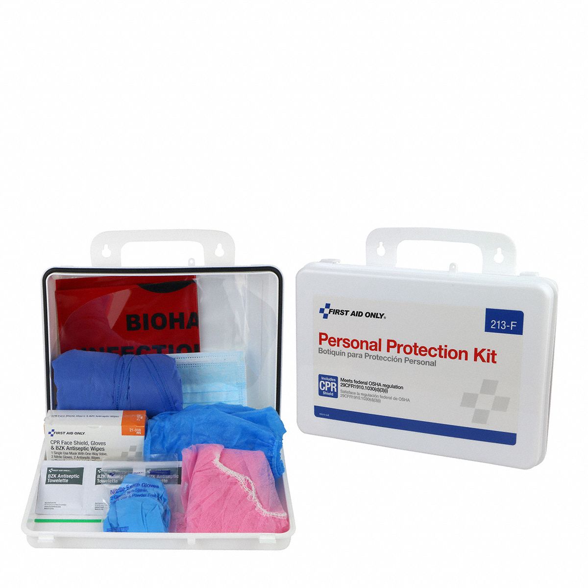 FIRST AID ONLY Personal Protection Kit: Universal, 14 Components ...