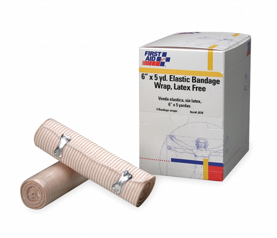 FIRST AID ONLY Envoultura de gasa,Beige,L 5 yd.,PQ6 - Gasas ...