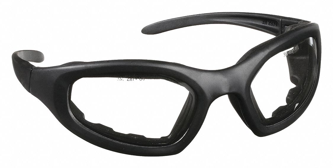 3M PELTOR, Clear Lens Color, Direct, Impact/Dust Resistant Goggle ...