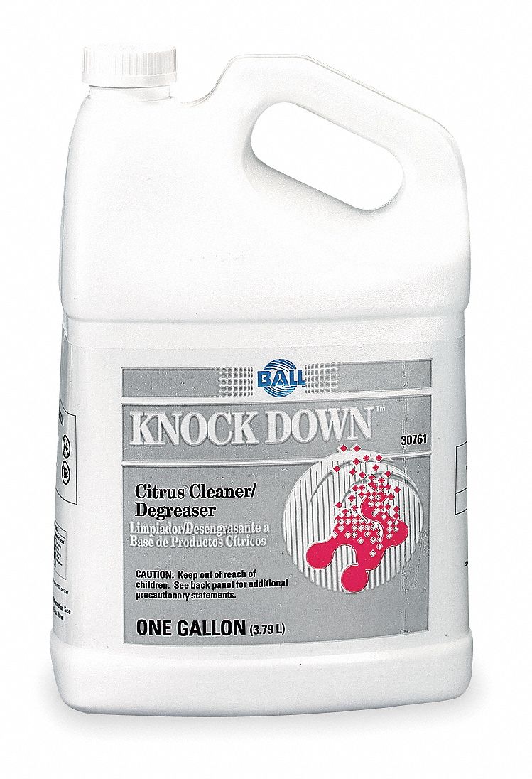 Cleaner Degreaser, Bottle Container Type, 1:4 to 1:8 Recommended ...