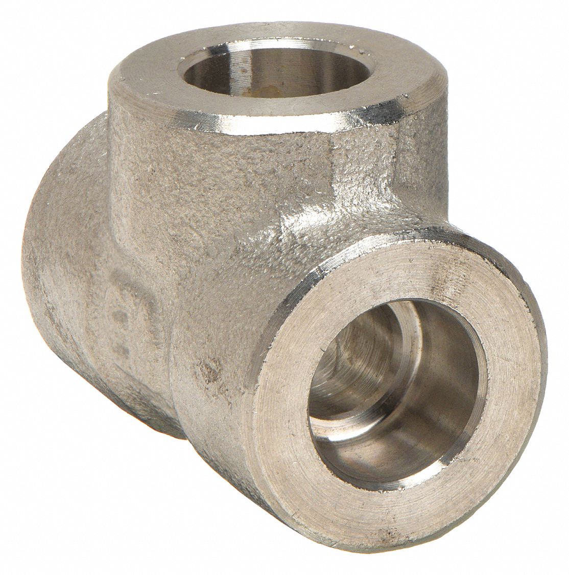 316 Stainless Steel, 1/2 in x 1/2 in x 1/2 in Fitting Pipe Size, Tee ...