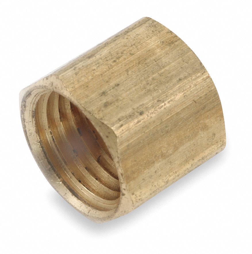Brass, 3/4 in Fitting Pipe Size, Cap - 2UDU9|06108-12 - Grainger