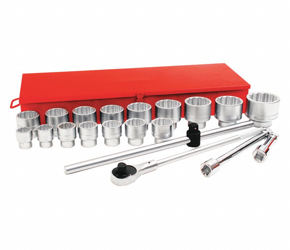 URREA Juego de Dados y Accesorios 1" SAE 21 piezas - Juegos de Dados ...