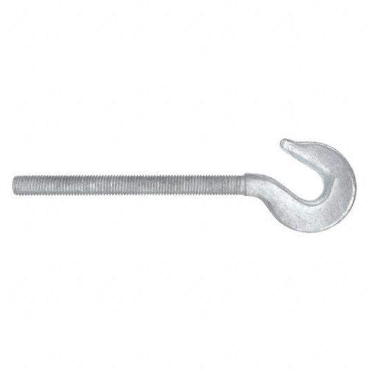 Hook End Fitting, Hook End, Orientation Right, Forged and Hot Dipped ...