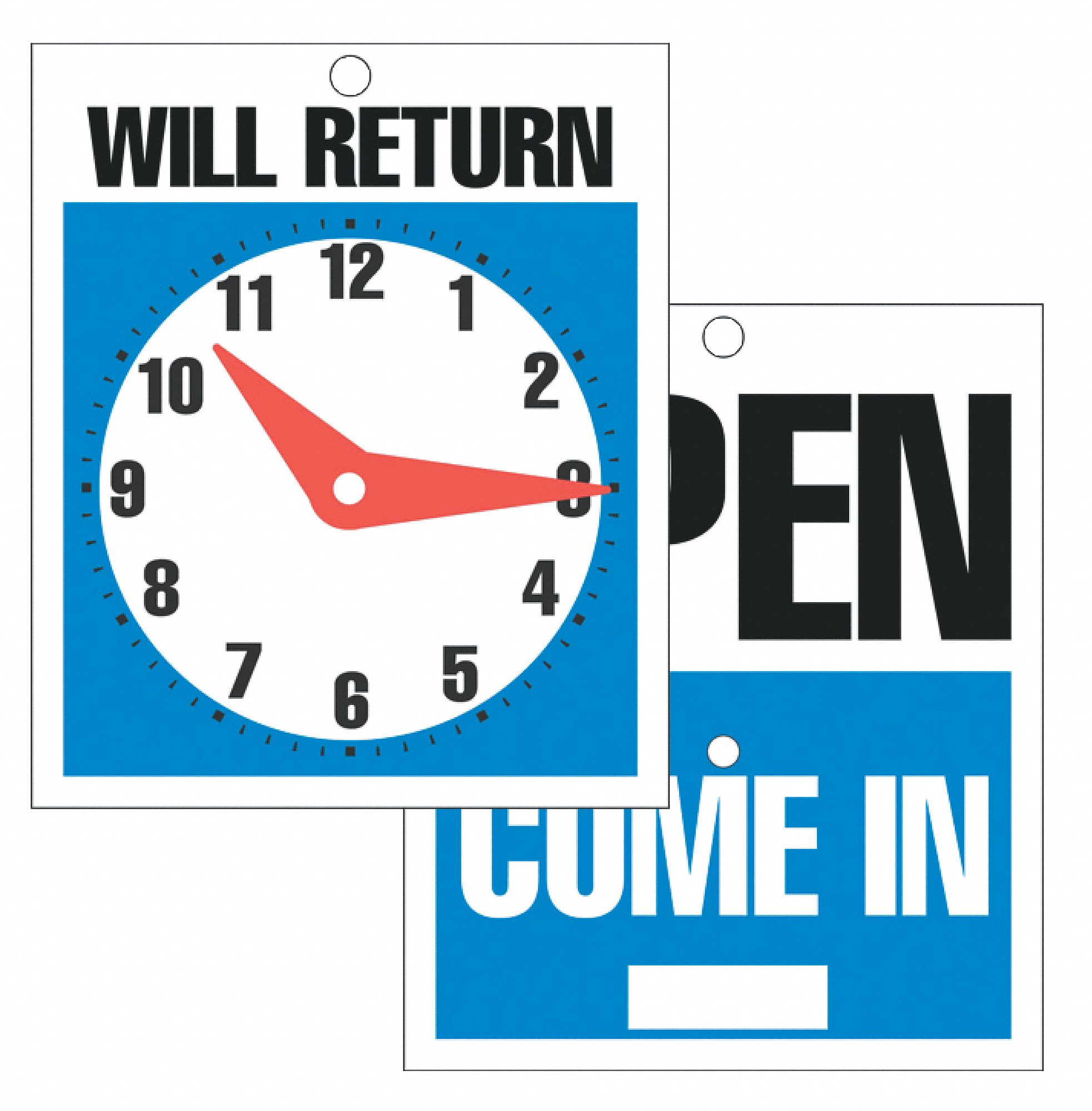 COSCO Letero de Abierto/Regreso en, Plástico, 6" x 5", Instalaciones ...