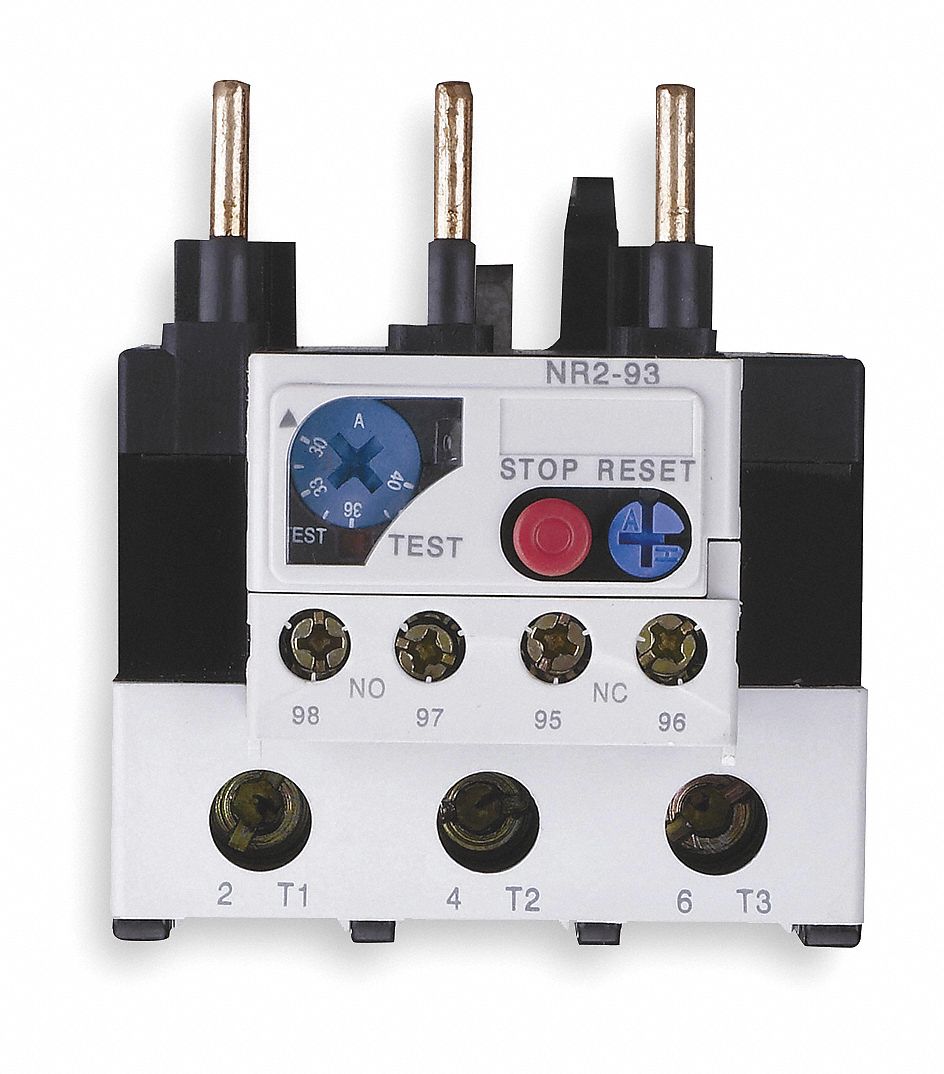 48 to 65A Overload Relay Current Range, 10, Number of Poles 3 - Grainger