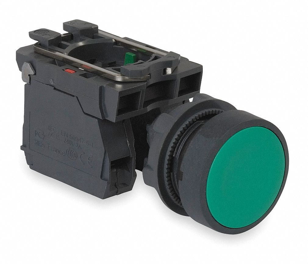 SCHNEIDER ELECTRIC, Non-Illuminated, Flush Profile, Flush Push Button ...