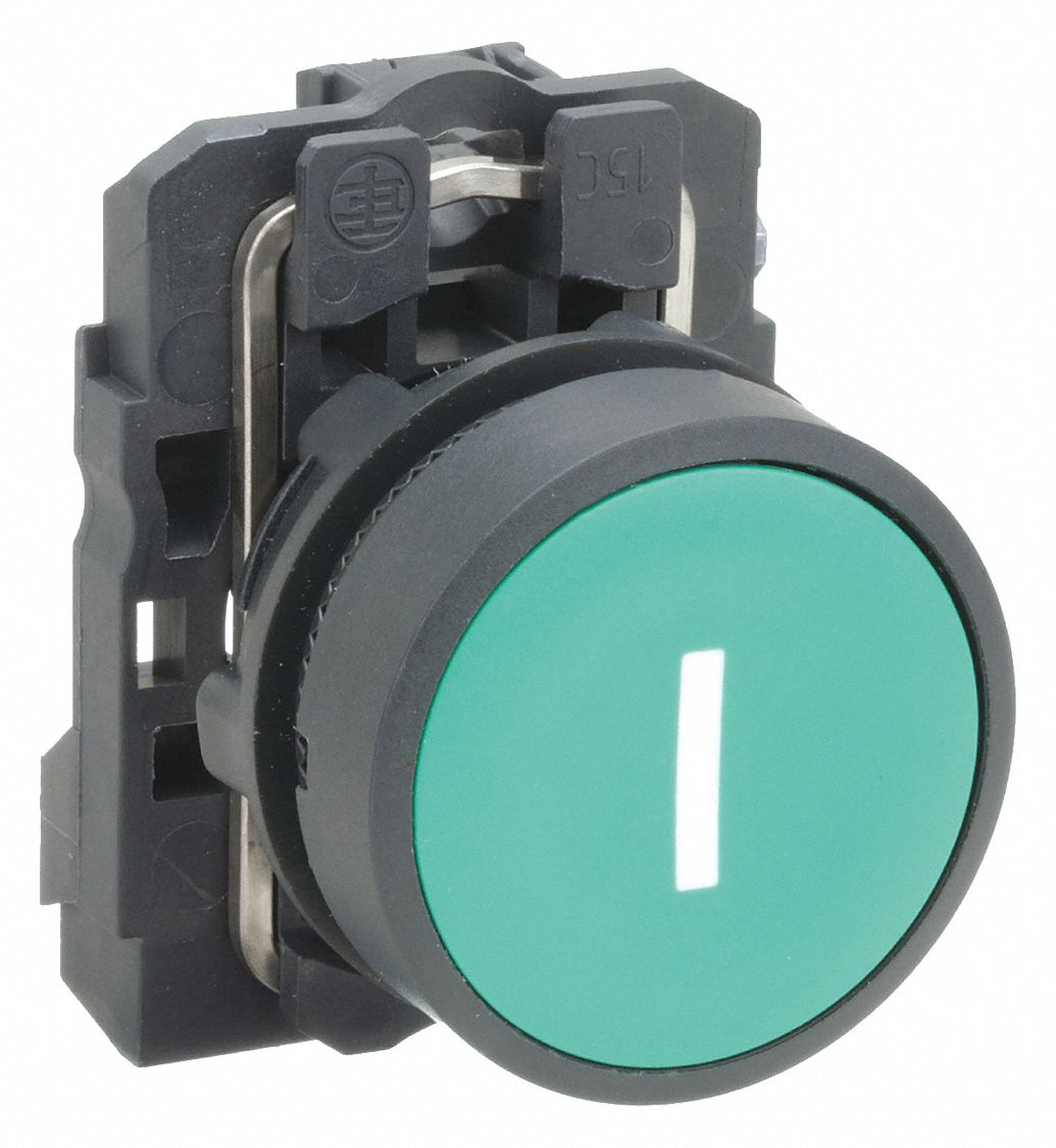 SCHNEIDER ELECTRIC, Non-Illuminated, Flush Profile, Flush Push Button ...