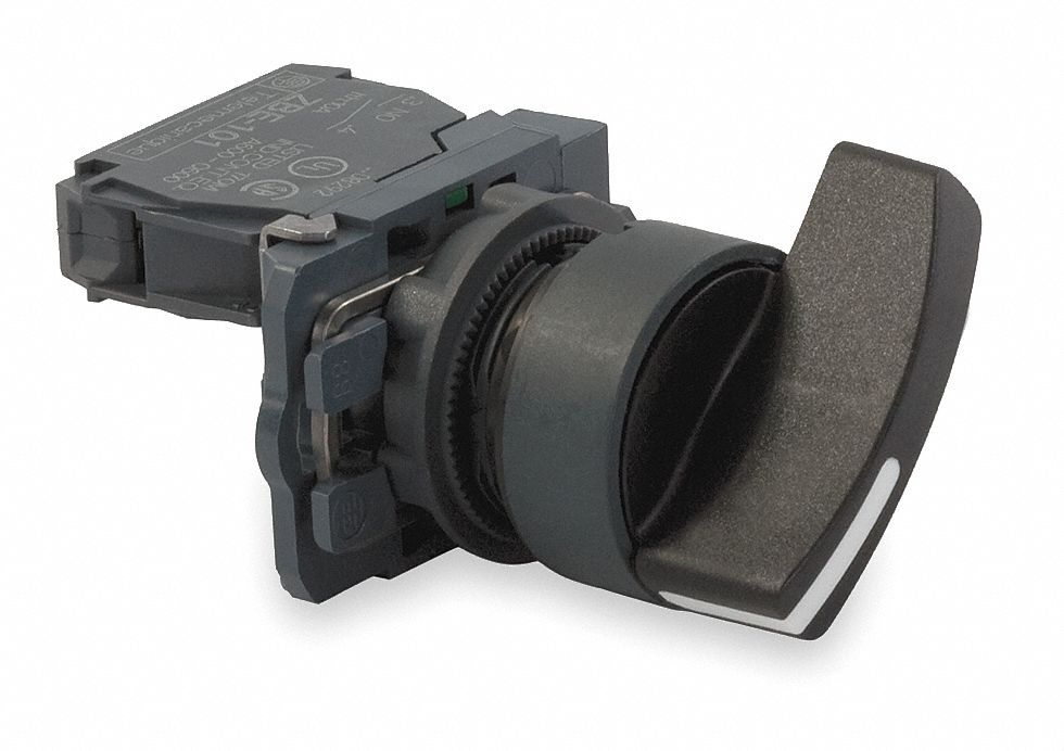 Schneider Electric XB5AJ21 Schneider Electric Non-Illuminated Selector Switch: 22 mm Size, 2 ...