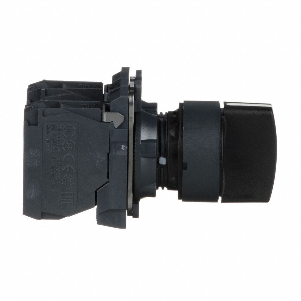 SCHNEIDER ELECTRIC, 22 mm Panel Mounting Size, 3 Positions, Selector Switch - 2UZD3|XB5AD33 ...