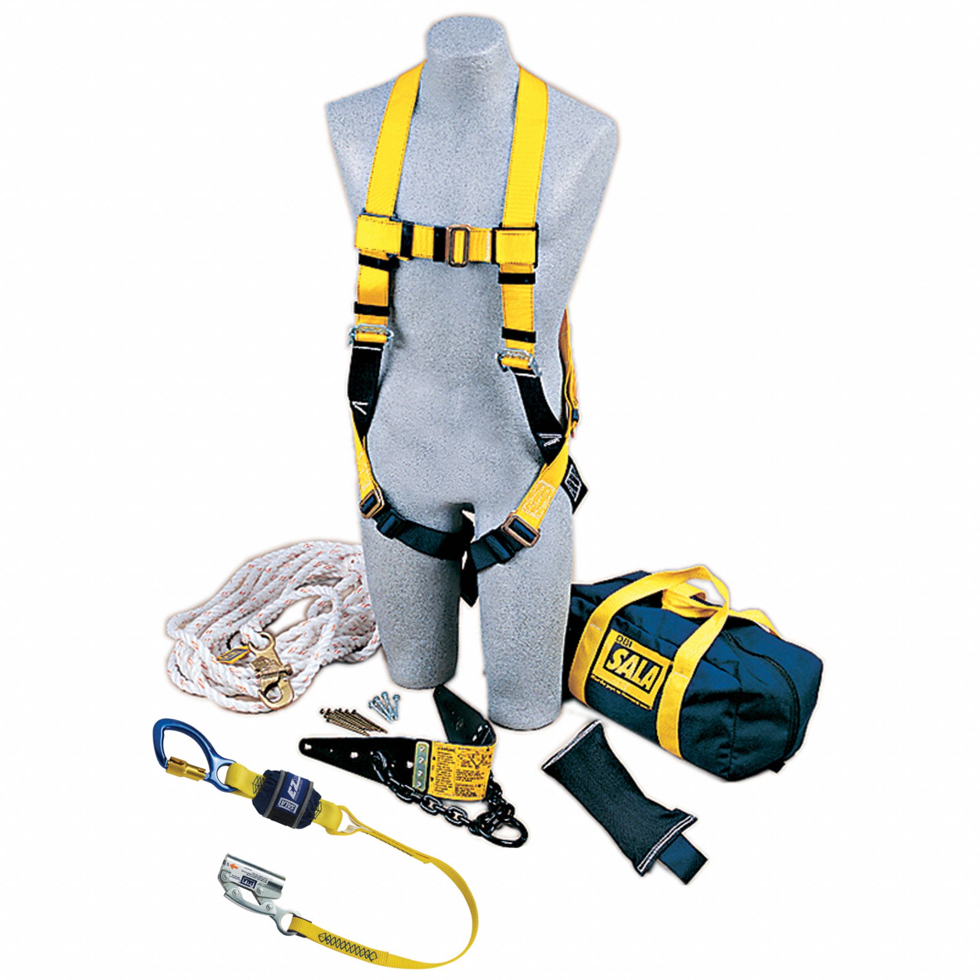 3M DBI-SALA, With Roofing Anchor, Universal, Fall Protection Kit ...