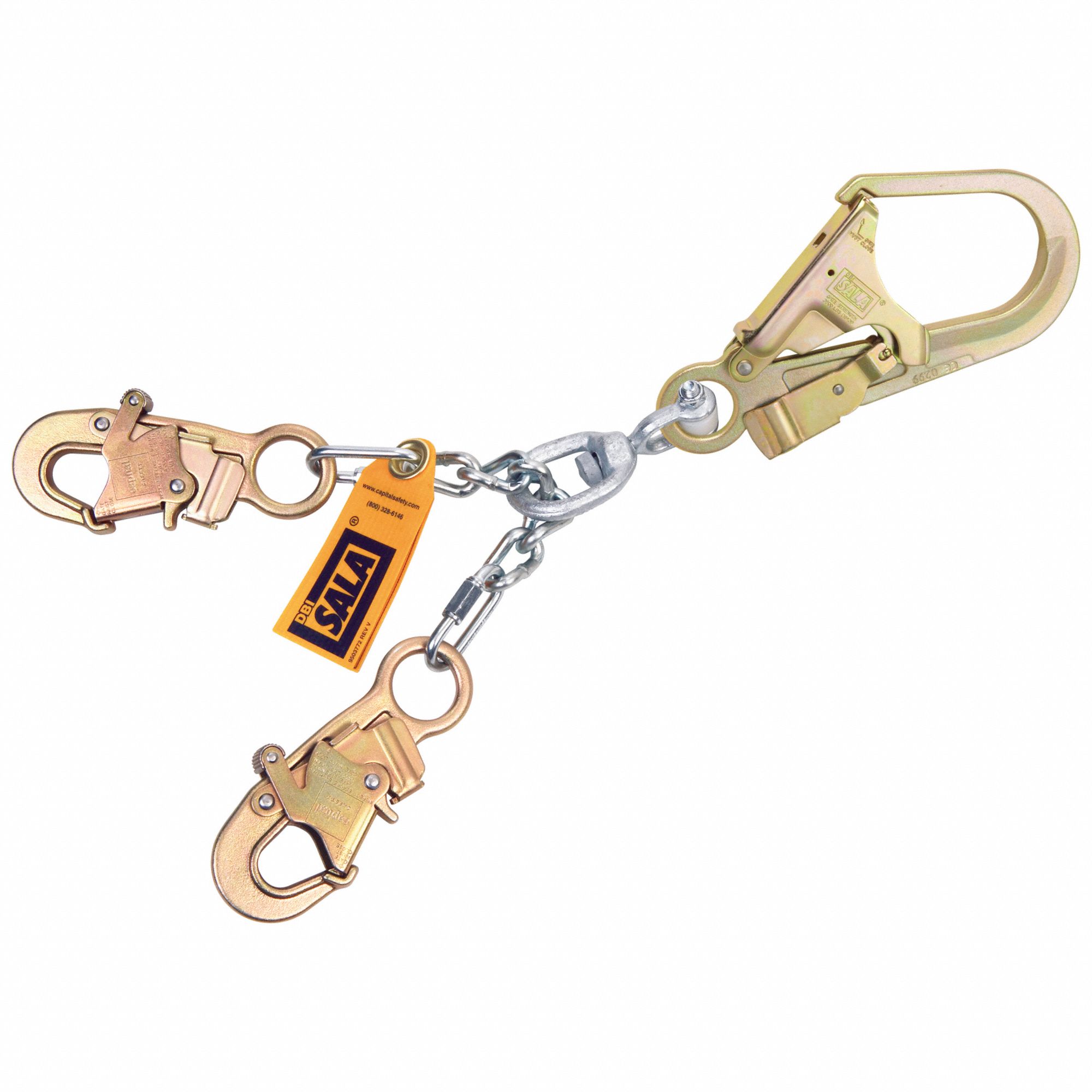 3M DBI-SALA, Steel Rebar Hook, Steel Swivel Snap Hook, Positioning ...