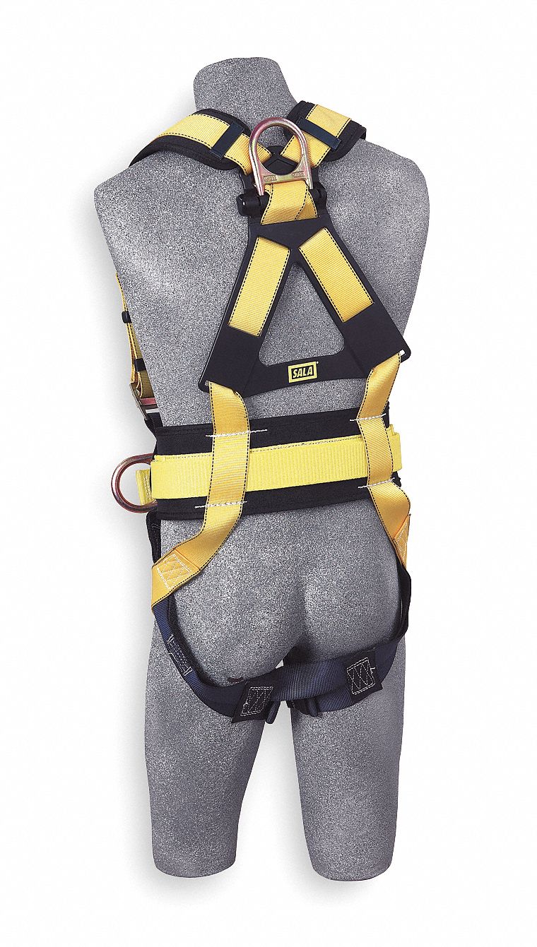 3M DBI-SALA Full Body Harness: Positioning, Vest Harness, Back/Hips ...