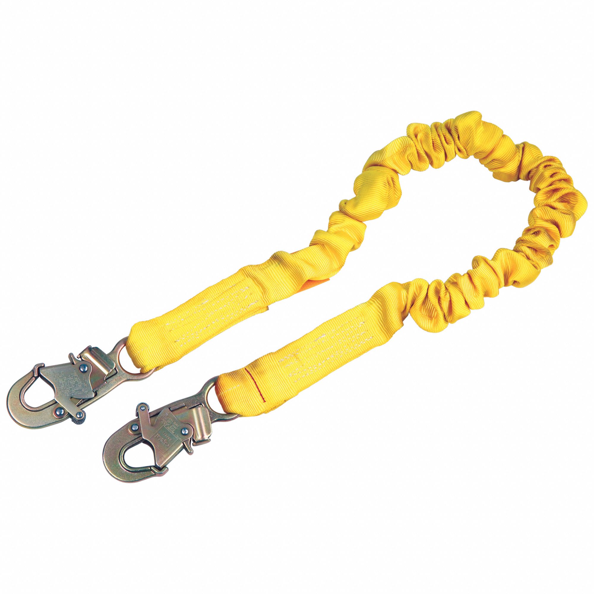 3M DBI-SALA, Tubular Webbing, Steel Snap Hook, Shock-Absorbing Lanyard ...