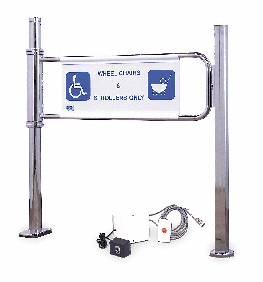 TURNSTILE Mag Lock Gate - 2VAU7|2041-M-ML - Grainger