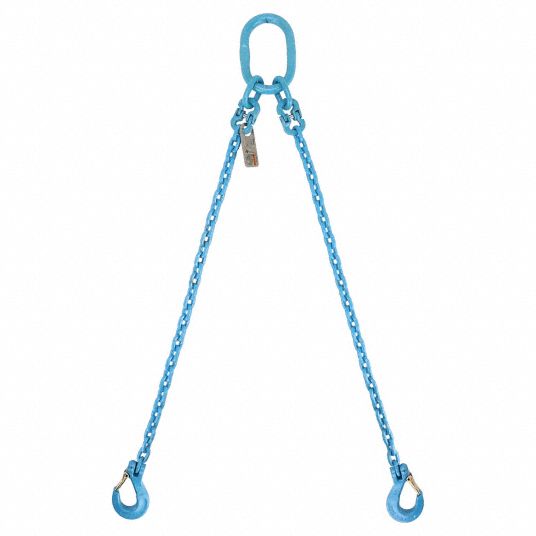 PEWAG, 3/8 in Chain Trade Size, 120 Chain Grade, Chain Sling - 2VCF8 ...