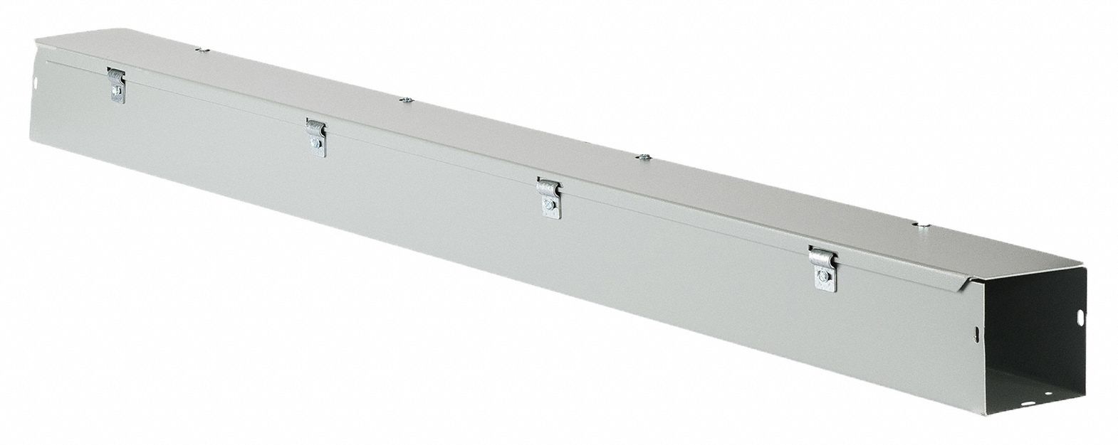 WIEGMANN Straight Section Wireway: 6 in Wd, 6 in Ht, 48 in Lg, 16 ga ...