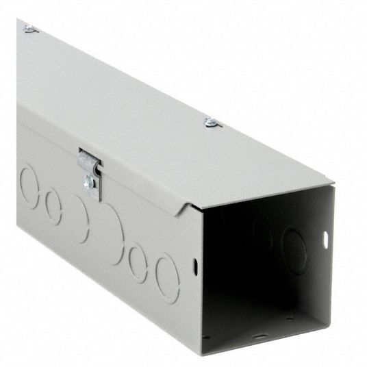 WIEGMANN, 4 in Wd, 4 in Ht, Straight Section Wireway - 2VE27|HS444 ...