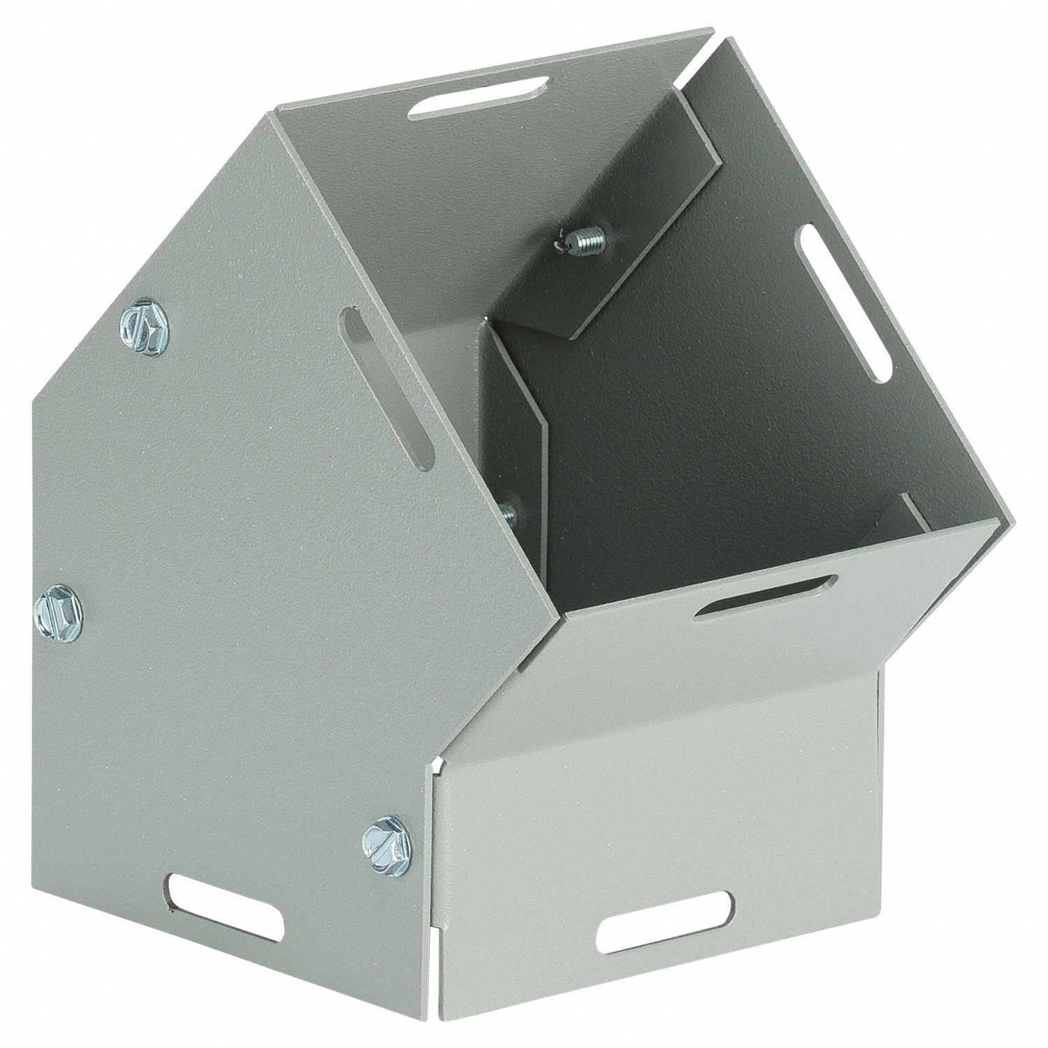 WIEGMANN Wireway 45 Degree Elbow: 6 in Wd, 6 in Ht, 16 ga Gauge, 1 ...