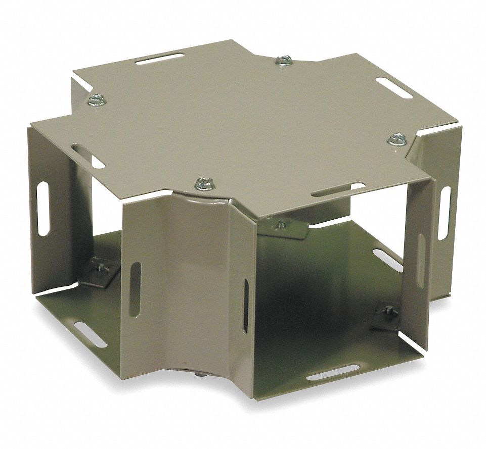 WIEGMANN, 4 in Wd, 4 in Ht, Wireway Cross - 2VE68|X0404 - Grainger