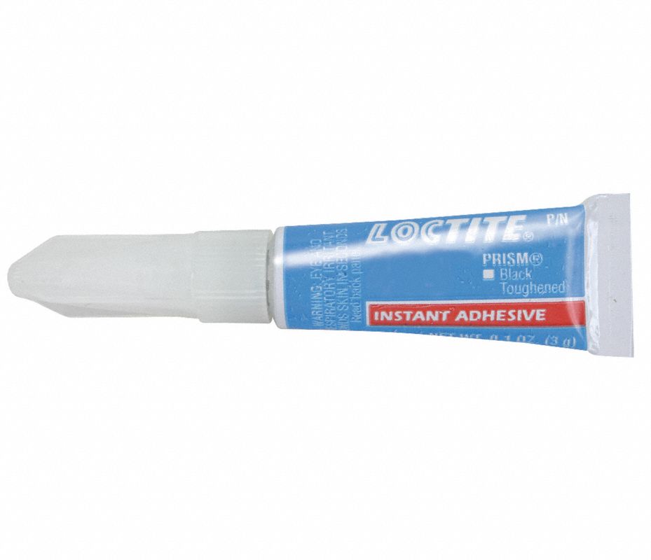 LOCTITE Adhesivo Instantáneo, Transparente, 0.1 oz. liq., Tubo, Humedad ...