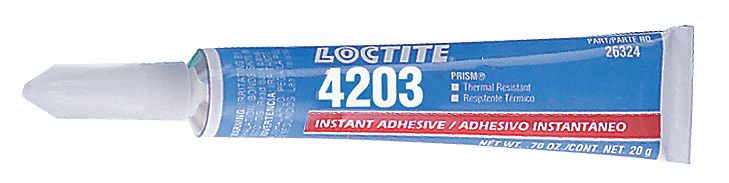 LOCTITE, 4203, Rubber, Instant Adhesive - 2VFH3|232837 - Grainger