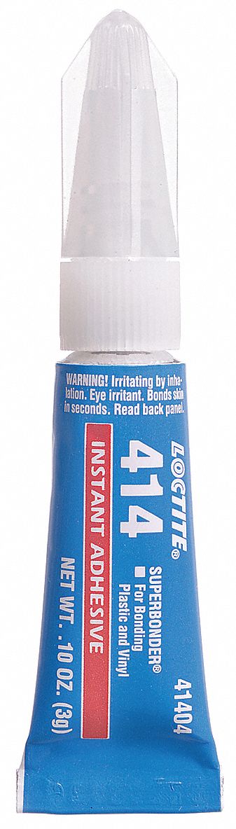 LOCTITE Adhesivo Instantáneo, Transparente, 0.1 oz. liq., Tubo, Humedad ...