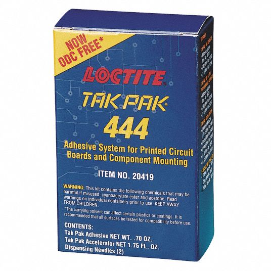 LOCTITE, 444, Electronics, Instant Adhesive - 2VFJ2|193949 - Grainger
