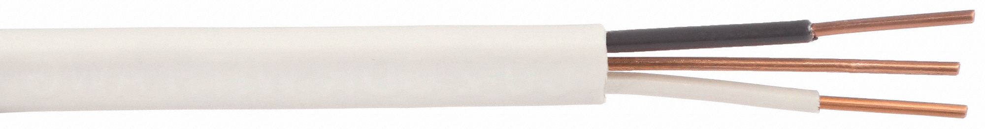 ROMEX Nonmetallic Building Cable: 14 AWG Wire Size, 2 with Bare CU ...