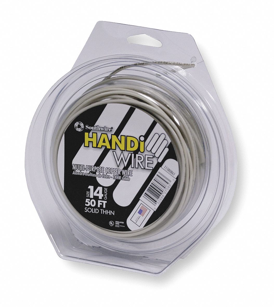 Building Wire, 14 AWG, 50 ft - Grainger