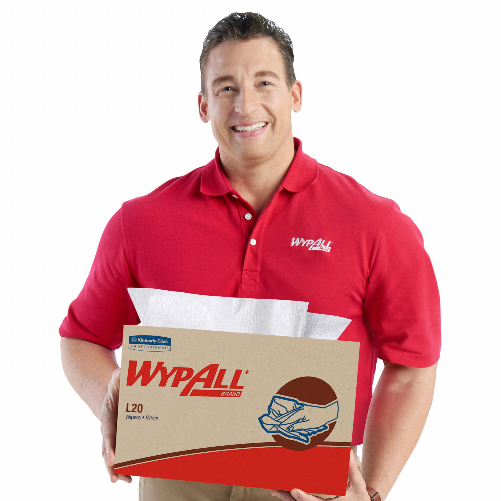 WYPALL Dry Wipe: Dispenser Box, Heavy Absorbency, Good Wet Strength ...