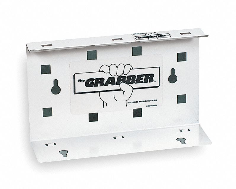 Wiper Dispenser, (1) Roll, White, PK 12 - Grainger