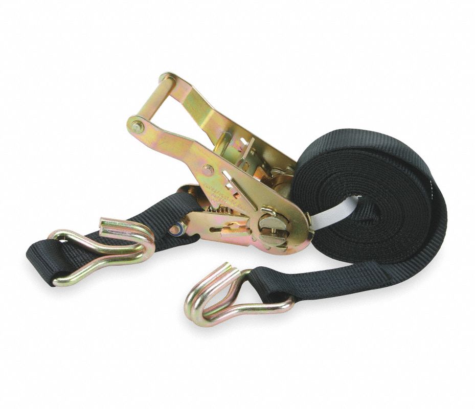 APPROVED VENDOR Correa de Amarre 15 pies x 1-1/2" Poliéster Negro 1333 ...