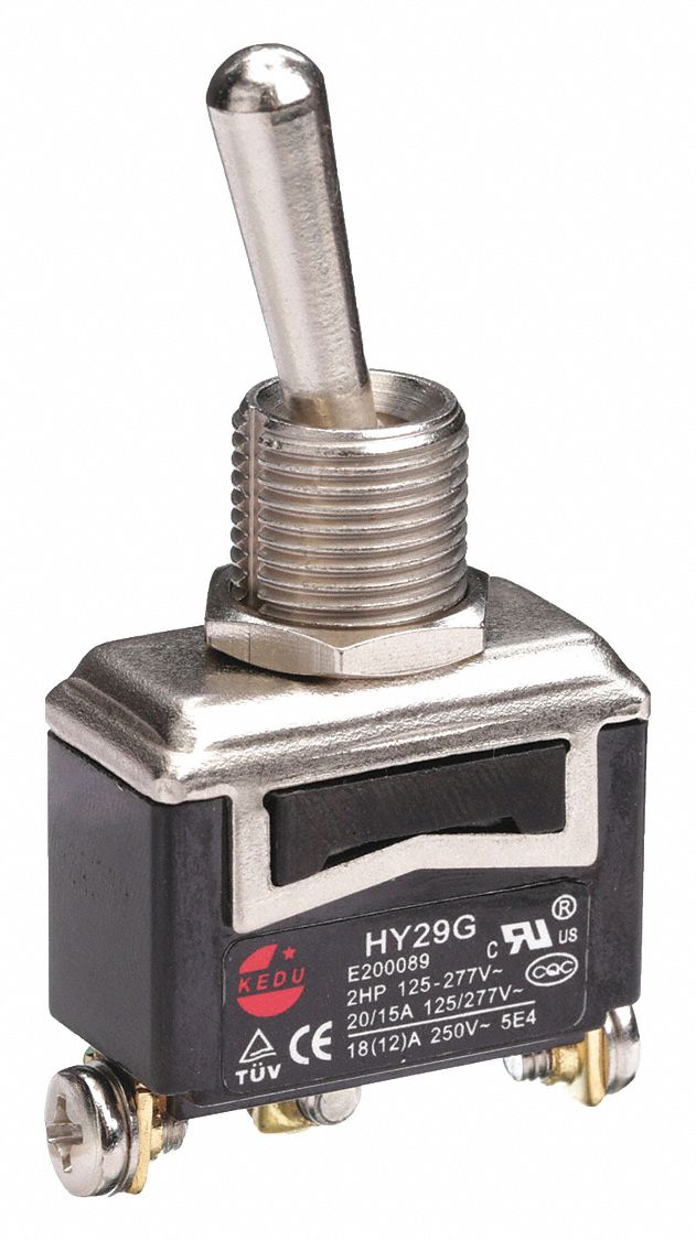 POWER FIRST, 3 Connections, SPDT, Toggle Switch - 2VLN6|2VLN6 - Grainger
