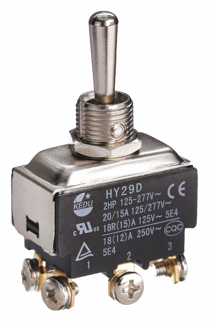 POWER FIRST, DPDT, Screw Terminals Connection, Toggle Switch - 2VLP1 ...