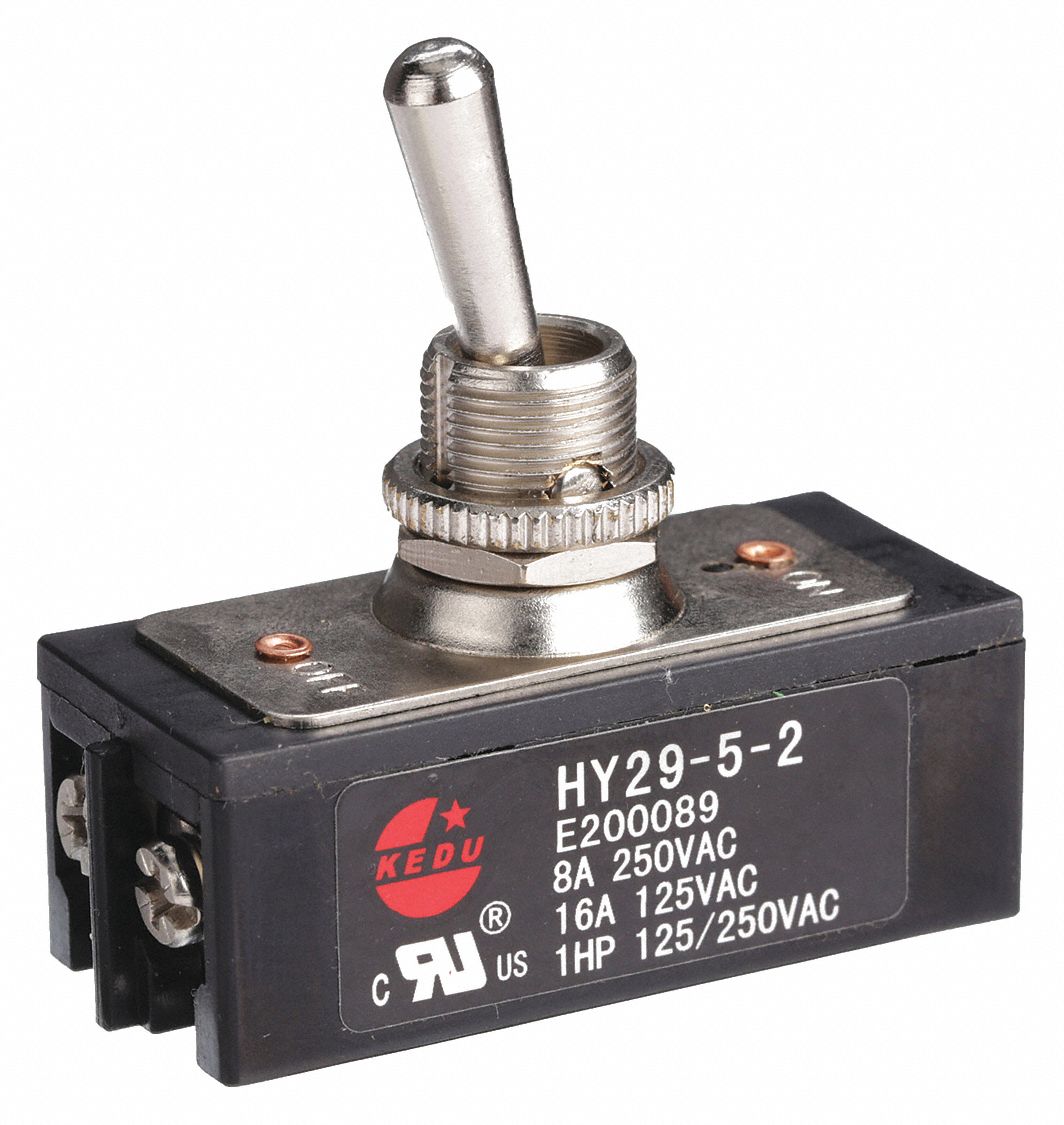 POWER FIRST, 4 Connections, DPST, Toggle Switch - 2VLP2|2VLP2 - Grainger