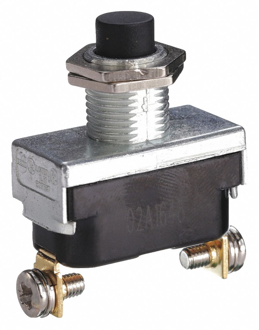 POWER FIRST, Non-Illuminated, Extended Profile, Miniature Pushbutton ...