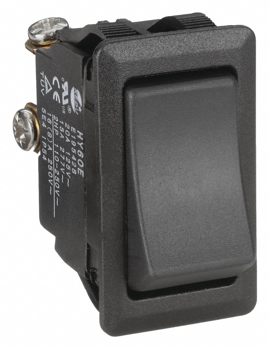 POWER FIRST, Series HY60, 2 Positions, Rocker Switch - 2VLR1|2VLR1 ...