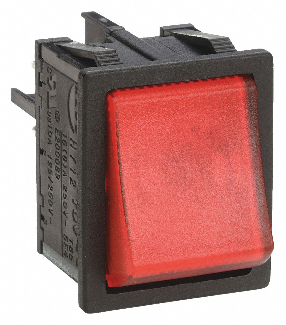 POWER FIRST, DPST, On/Off, Lighted Rocker Switch - 2VLR5|2VLR5 - Grainger