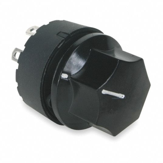 POWER FIRST Rotary Switch: SP4T, 6.5A @ 250V/13A @ 125V, Off/On/On/On ...