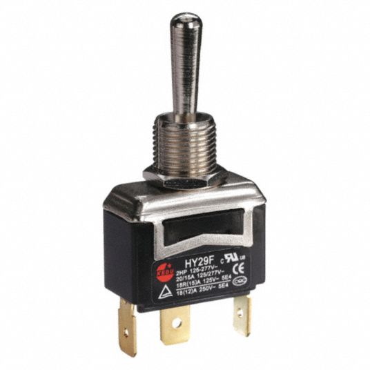 POWER FIRST, 3 Connections, SPDT, Toggle Switch - 2VLT9|2VLT9 - Grainger